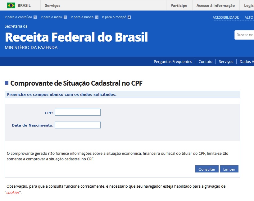 CONSULTA CPF REGULAR – COMO VERIFICAR A REGULARIDADE DE SEU CPF – Digitei